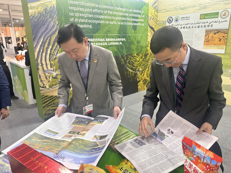 China's desertification control achievements praised at UNCCD Conference