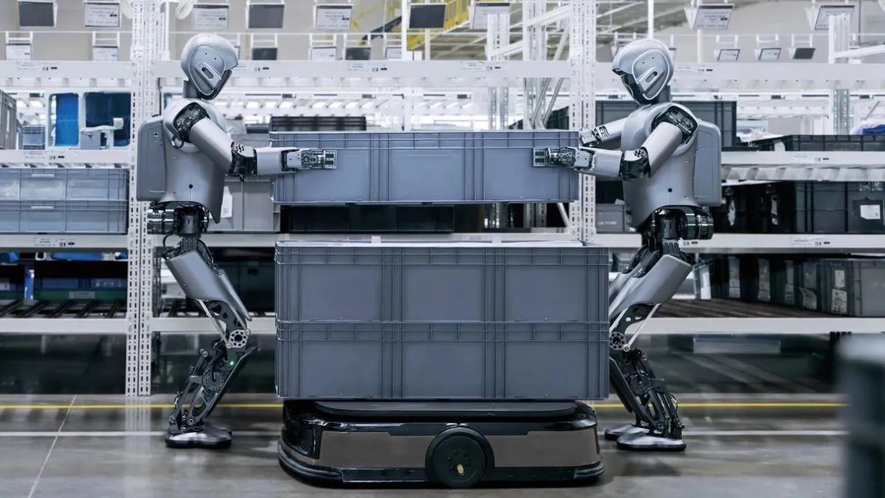 Humanoid robots clock in for work